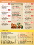 China Express Take Out Menu